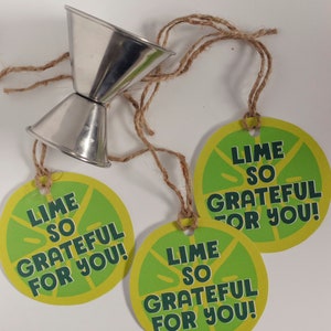 Lime so Grateful for You Printable Tag - Punny Fruit Thank You Gift Tag ...