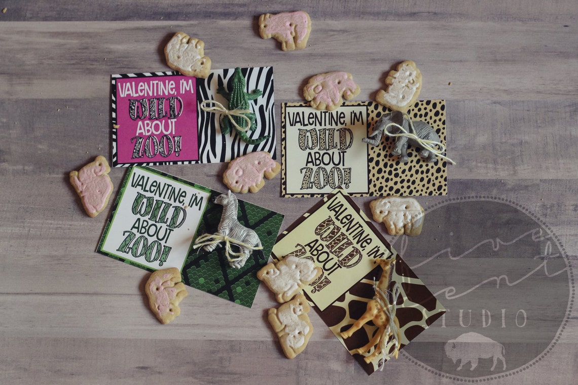 I'm WILD About ZOO! and Will Zoo Be Mine! DIY Instant Download 8 ...