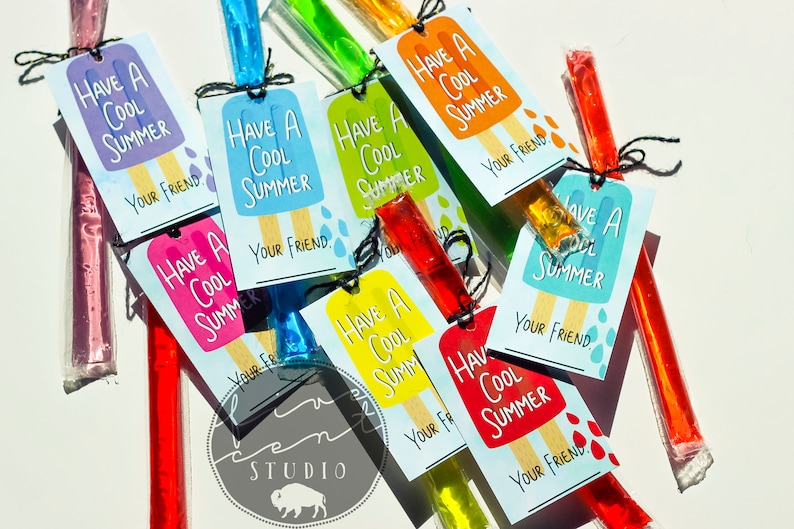Have a Cool Summer Freeze Pop Freezer Ice Pops Printable Tags - Etsy