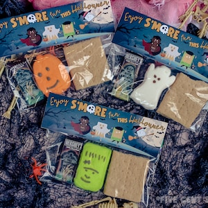 Printable Halloween S'mores Kit Bag Topper - Halloween Smore Gift Tag ...