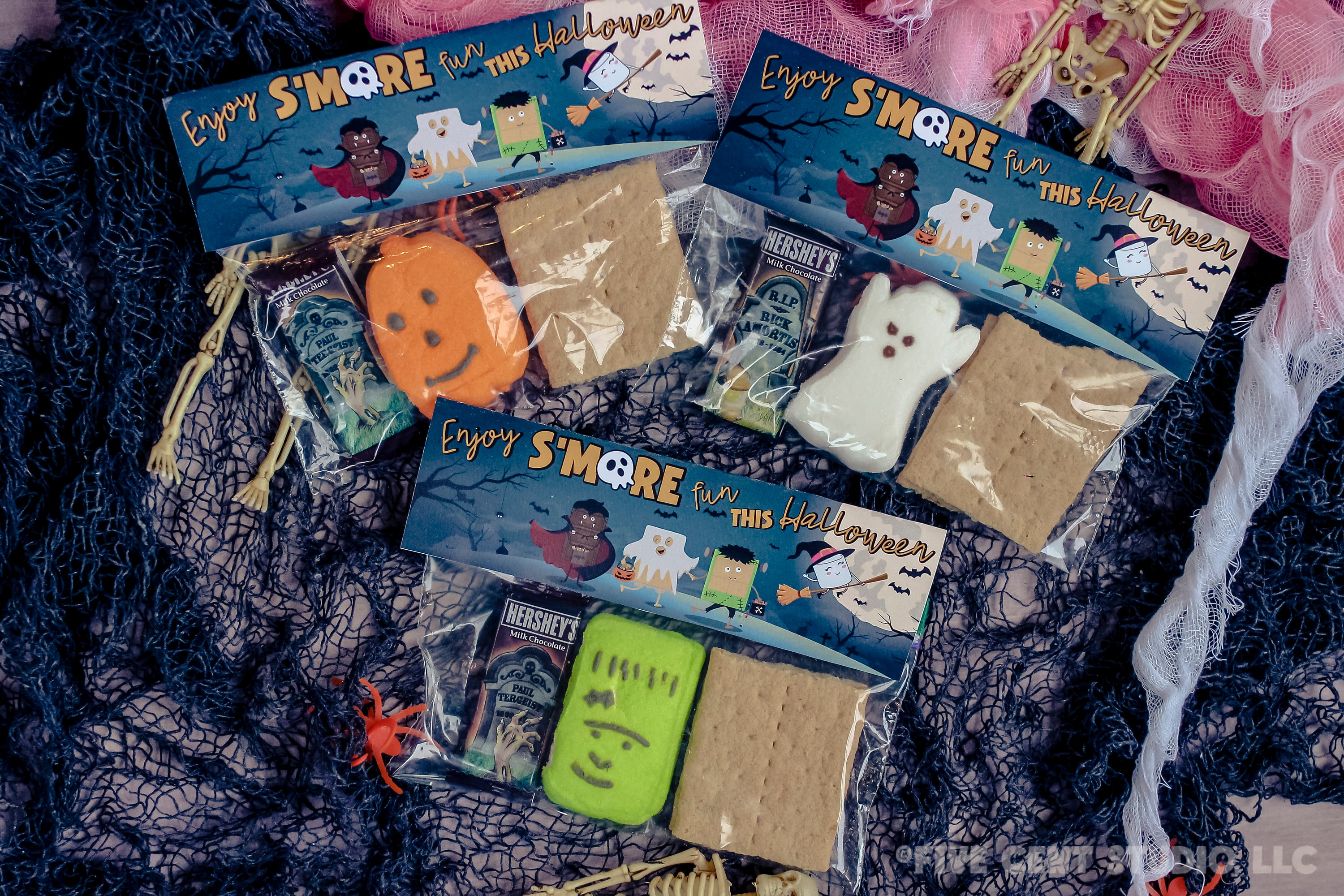 Printable Halloween S'mores Kit Bag Topper - Halloween Smore Gift Tag ...