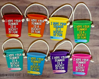 Sand Bucket Tags - Etsy