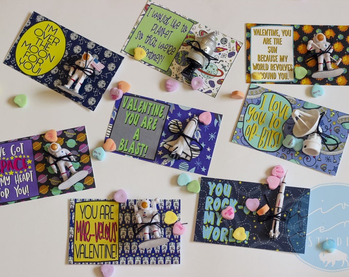 Printable Valentines Outer Space Solar System Themed DIY Instant ...