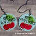 Merci Mon Cheri cherry Pun Thank You Fruit - Etsy