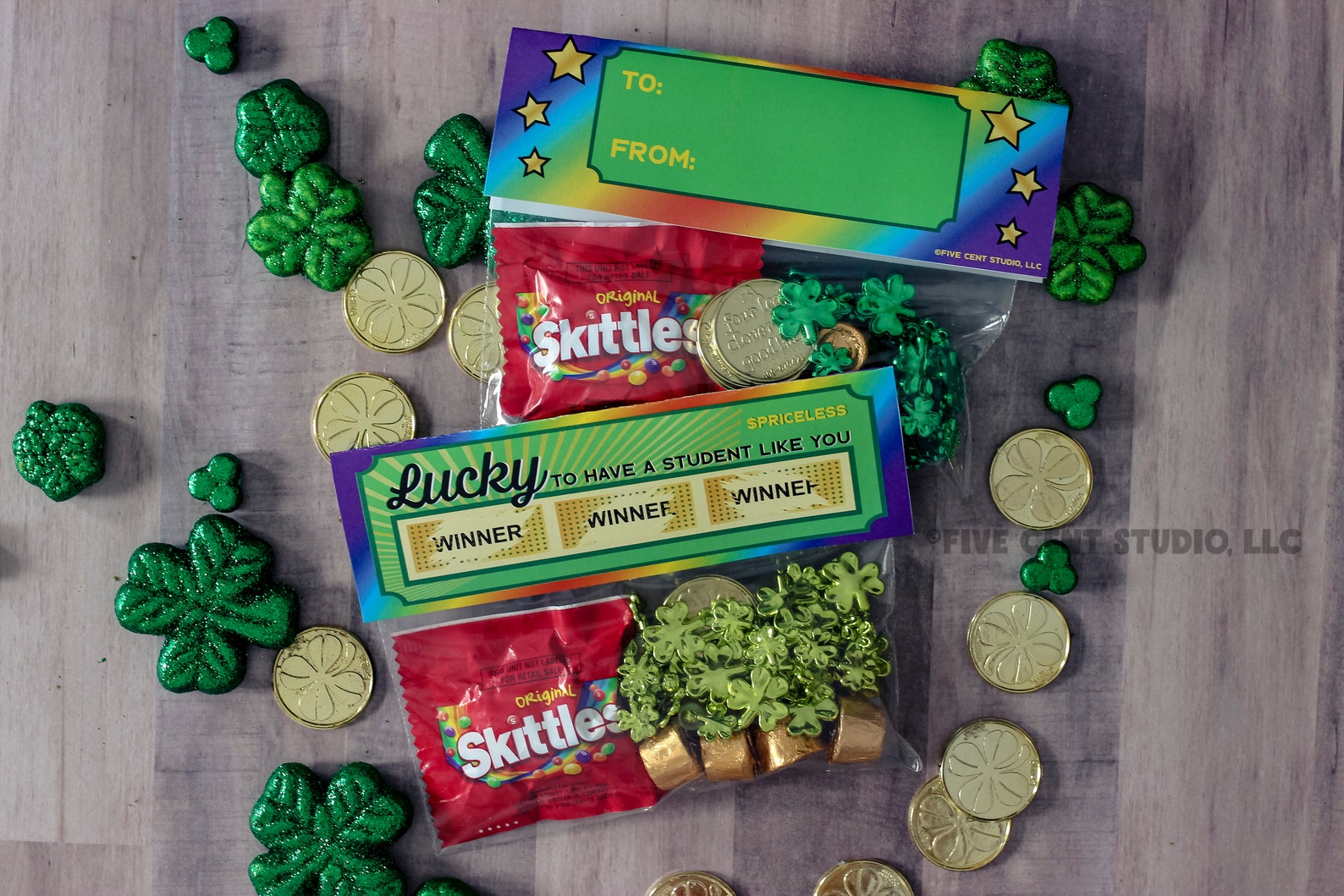 Lucky to Have A Student Like You - Printable Lucky Lottery Rainbow Bag ...