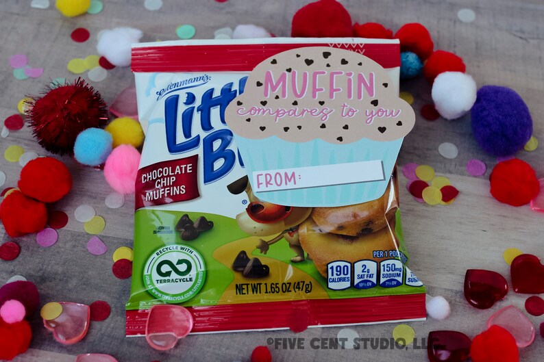 Muffin Compares to You Chocolate Chip Valentine's Day - Etsy