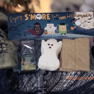 Printable Halloween S'mores Kit Bag Topper - Halloween Smore Gift Tag ...
