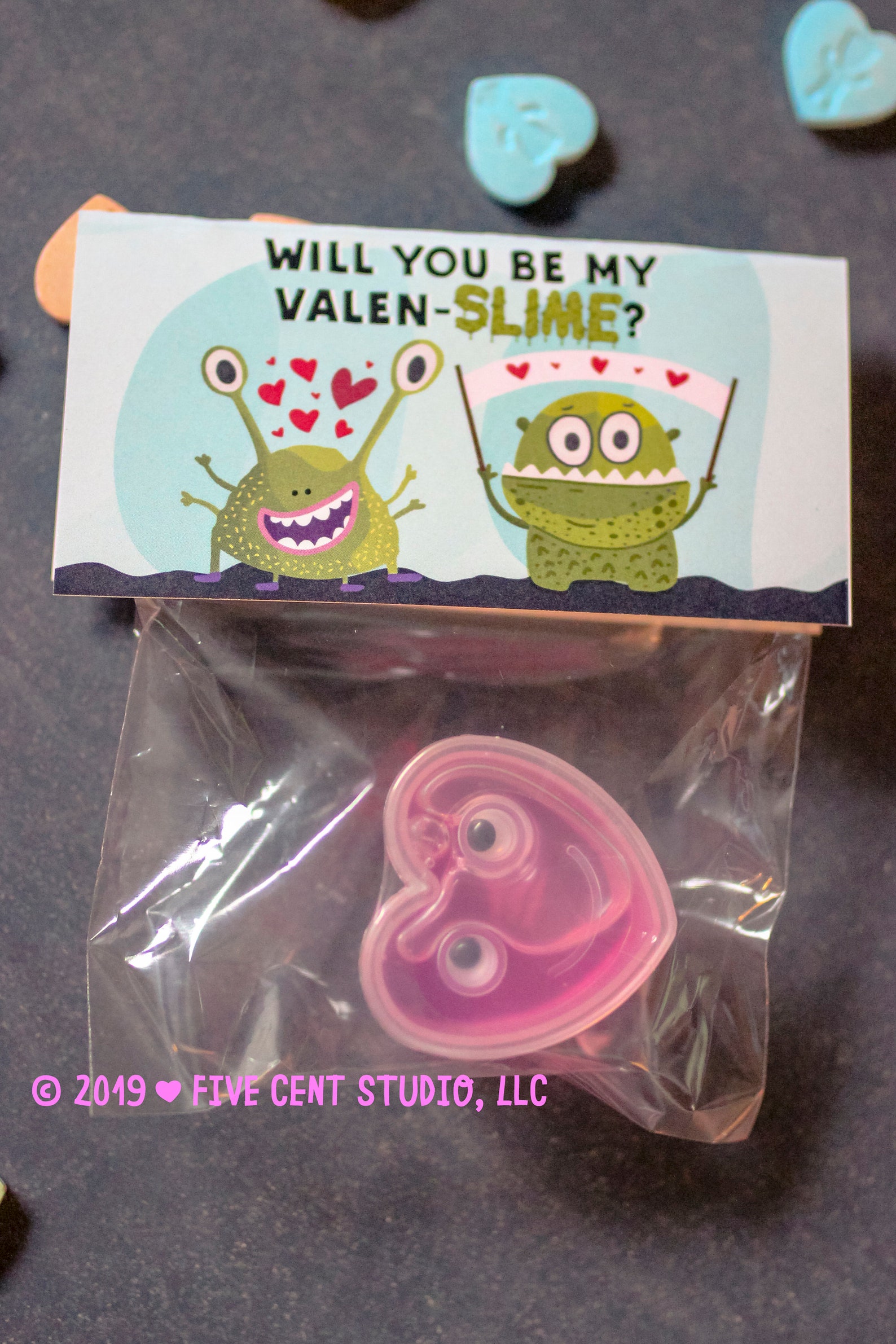 Will You Be My Valen-slime School Valentine's Day Slime - Etsy
