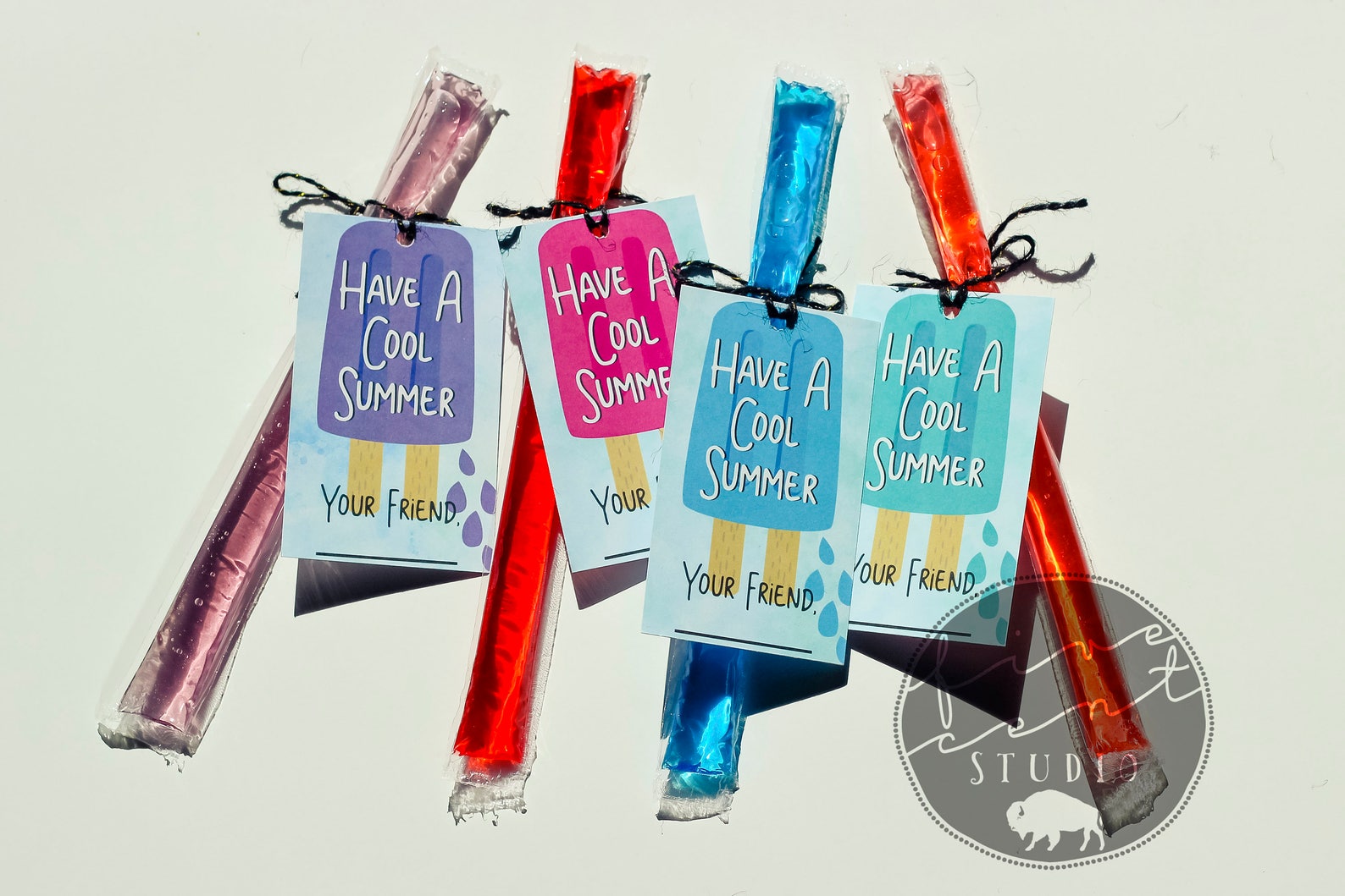 Have a Cool Summer Freeze Pop Freezer Ice Pops Printable Tags - Etsy