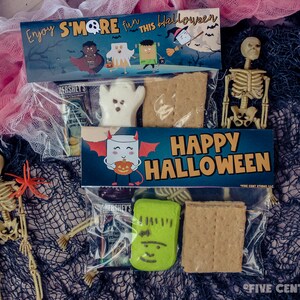Printable Halloween S'mores Kit Bag Topper - Halloween Smore Gift Tag ...