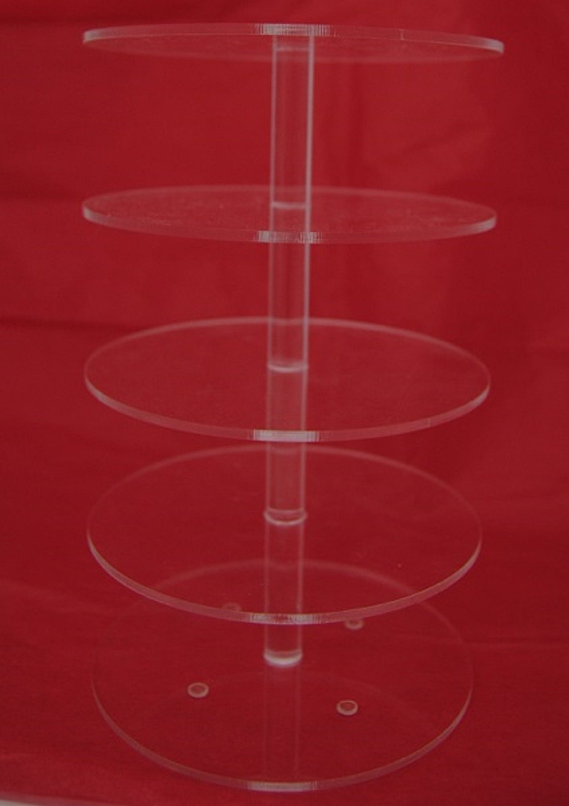 Five Tiered Acrylic Display Stands 5 Diameter 2 - Etsy