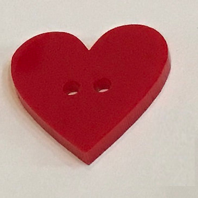 Heart Shape Buttons - Etsy