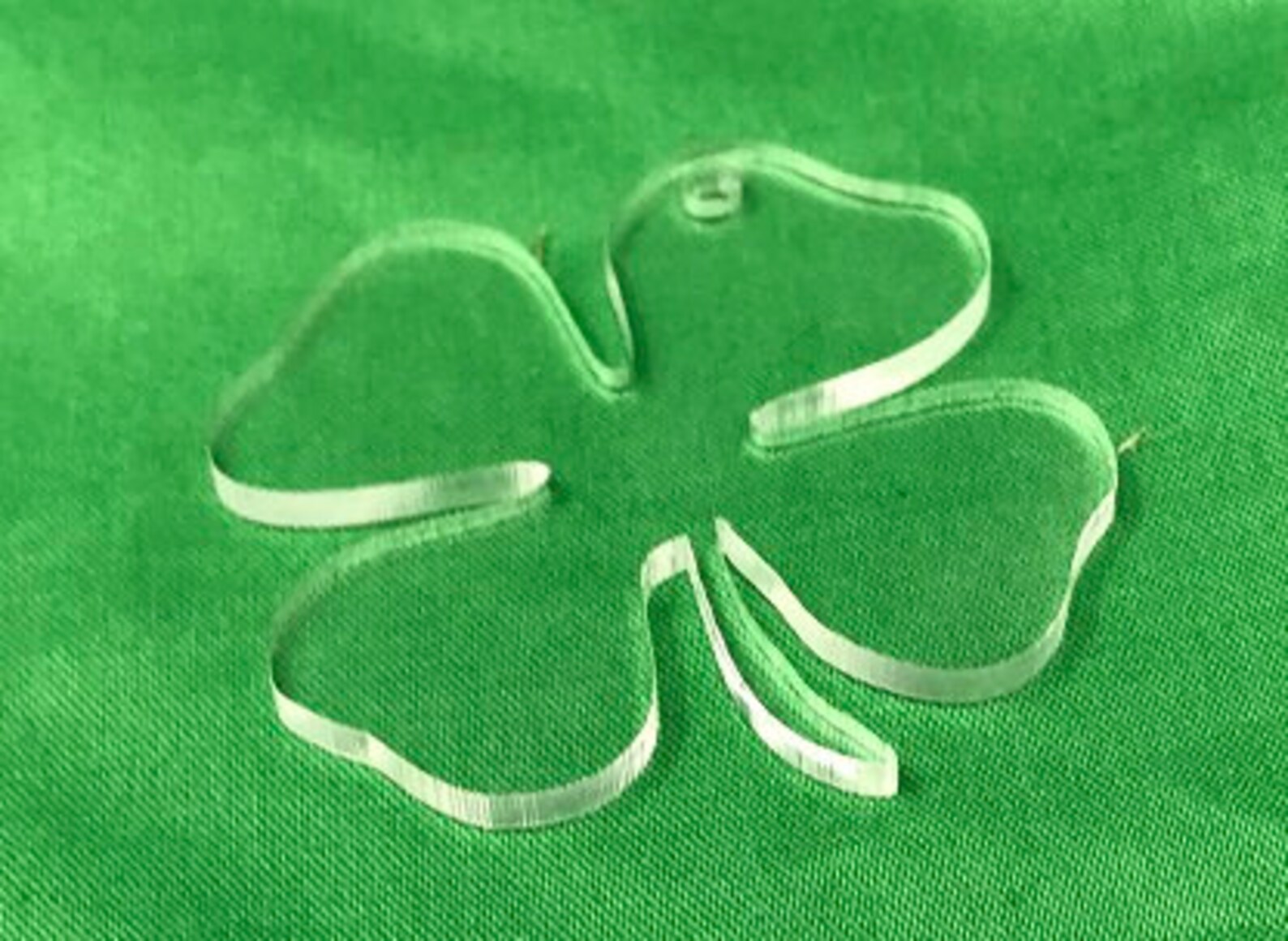 1/4" Thick Clear Acrylic Clover - Etsy