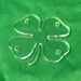 1/4" Thick Clear Acrylic Clover - Etsy