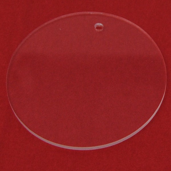 Acrylic Discs With Hole - Etsy