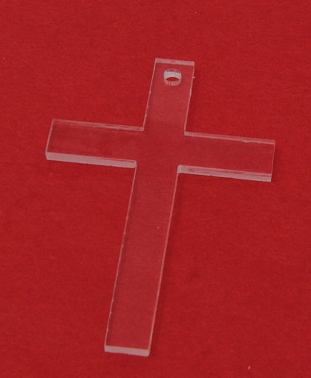 Acrylic or Wood Cross Keychain / Ornament Blank - Etsy
