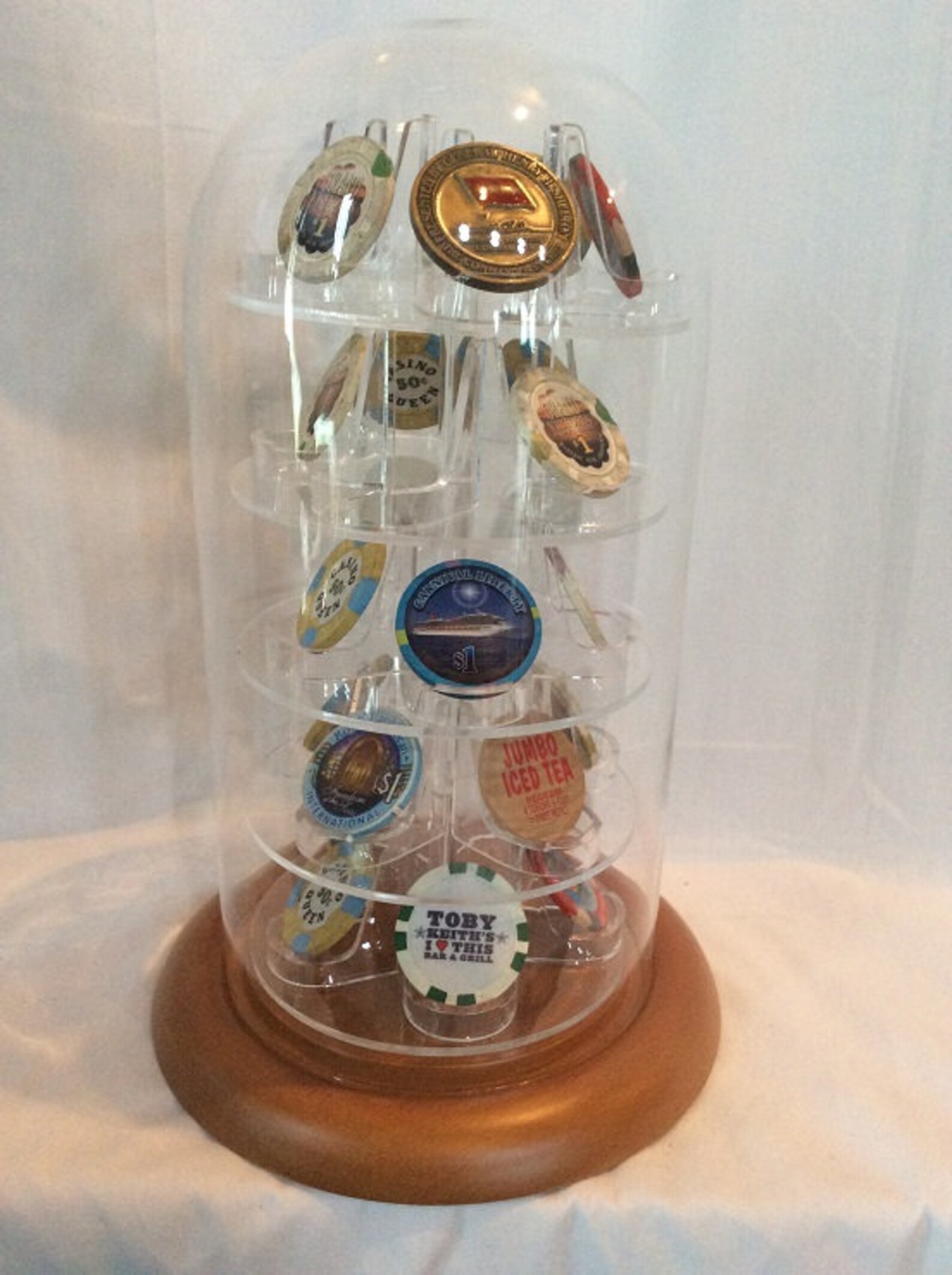Five Tiered Acrylic Display Stands 5" Diameter 2" Shelf Height - Etsy