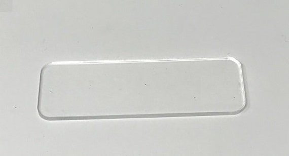 Acrylic Rounded Corner Rectangles Clear or Choice of Colors | Etsy