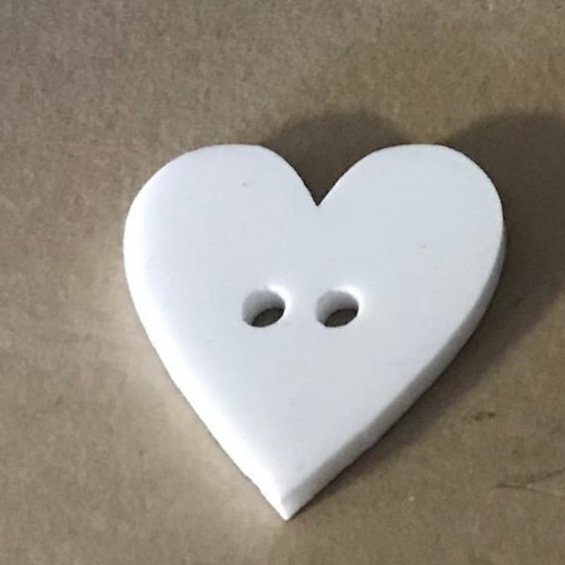 Acrylic Hearts Buttons - Etsy