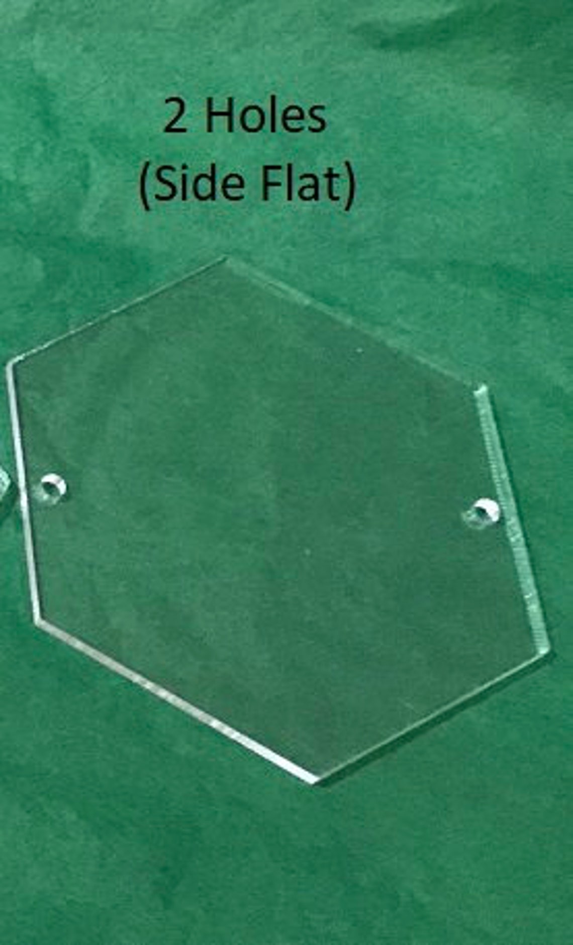 Acrylic Hexagon Blank measured Flat to Flat See Other - Etsy