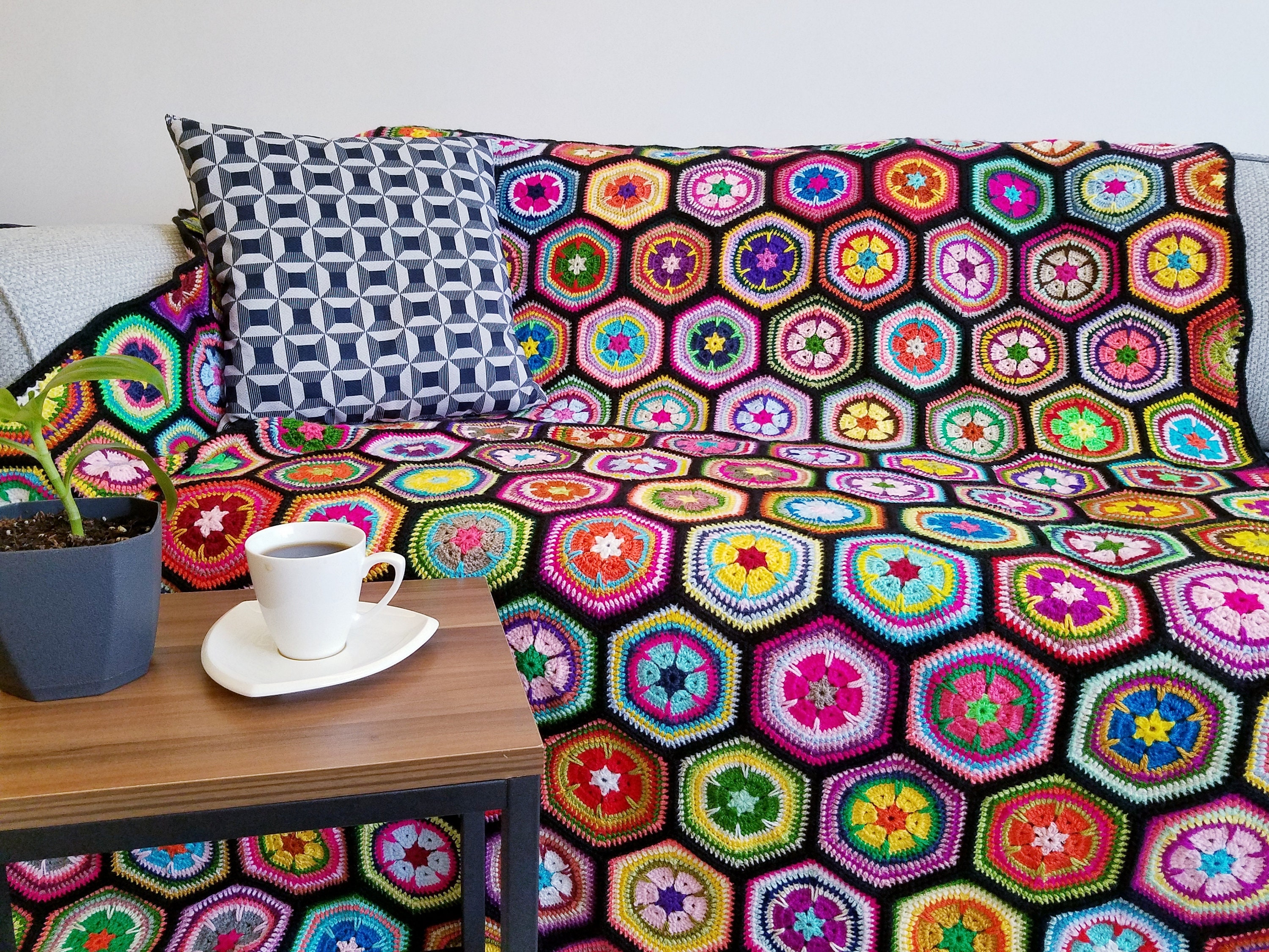 Ready to Ship For Christmas Patchwork Afghan Blanket Granny | Etsy