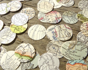 Upcycled maps | Etsy