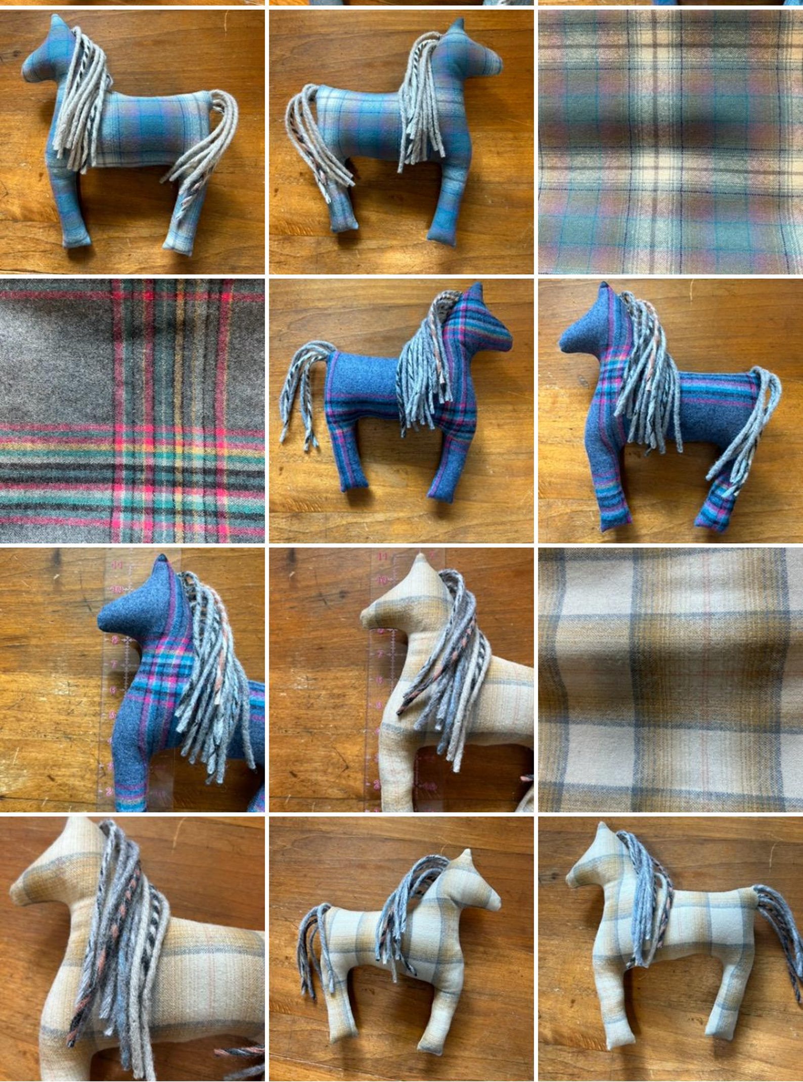 Custom Stuffed Horse - Stuffed Wool Pony - Wool Horse Toy - PNW Wool ...