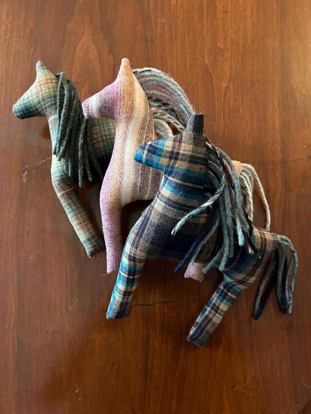 Custom Stuffed Horse - Stuffed Wool Pony - Wool Horse Toy - PNW Wool ...