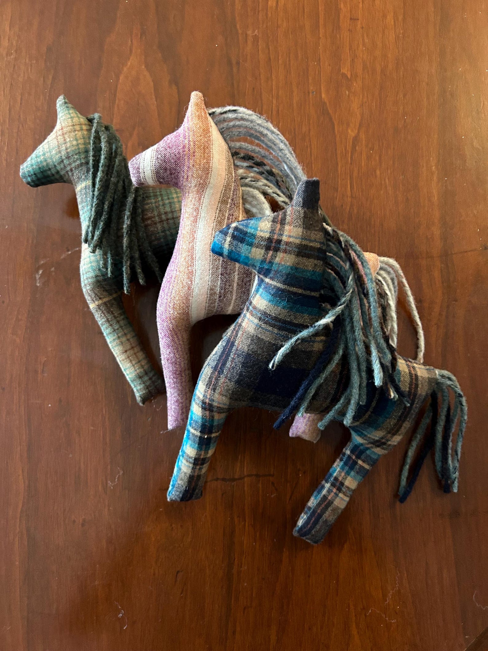 Custom Stuffed Horse - Stuffed Wool Pony - Wool Horse Toy - PNW Wool ...