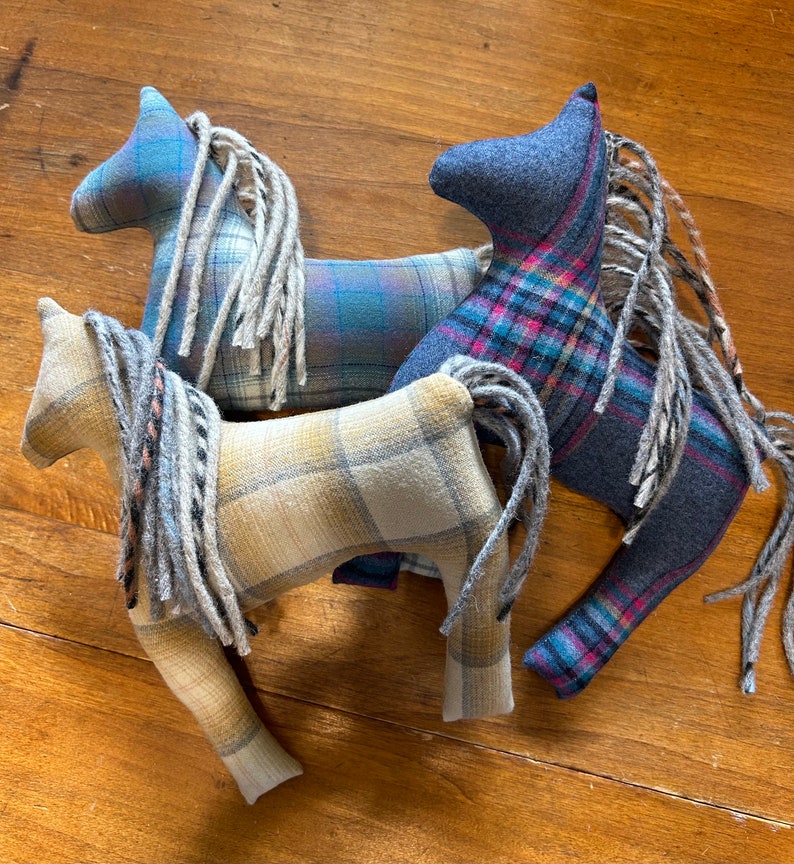 Custom Stuffed Horse Stuffed Wool Pony Wool Horse Toy Pendleton Animal ...
