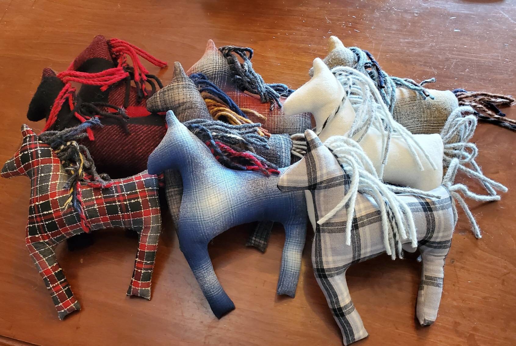 Custom Stuffed Horse - Stuffed Wool Pony - Wool Horse Toy - PNW Wool ...