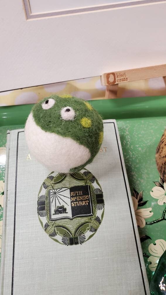 Frog Ball.. Wool Felt Ball. Toy. Dryer Ball. Decor. Ornament. - Etsy