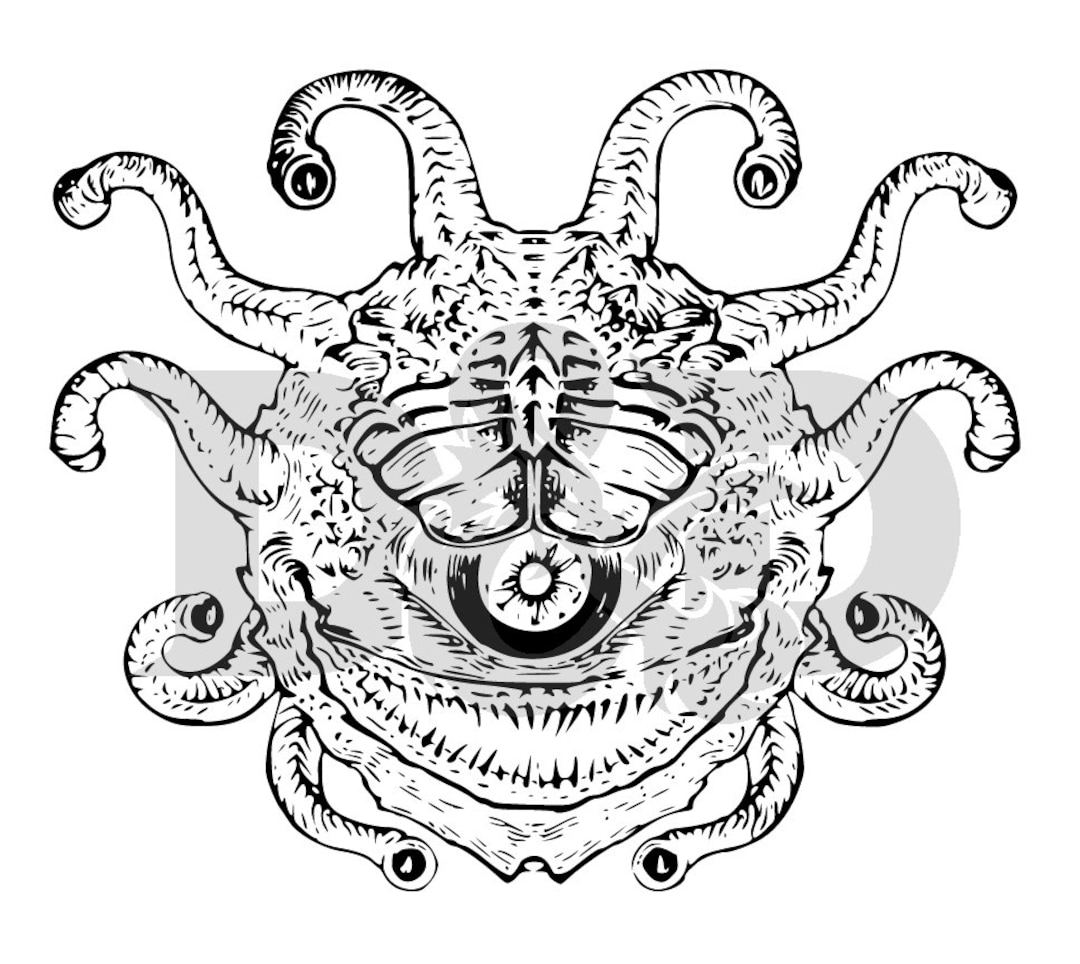 Dungeons and Dragons Beholder .svg Digital Download - Etsy