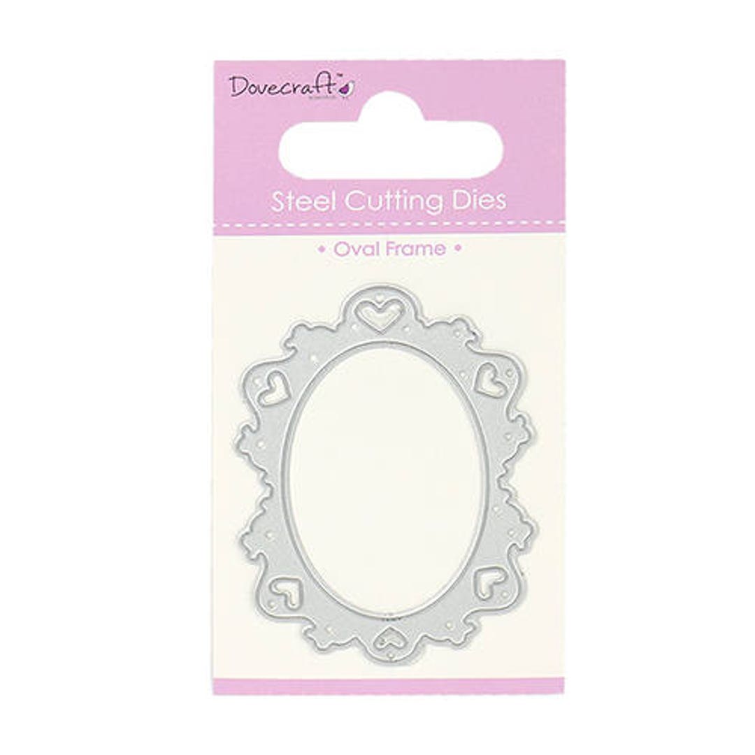 Dovecraft Mini Cutting Die Oval Frame - Etsy