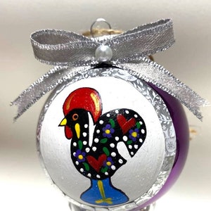 Portuguese Rooster / Galo De Barcelos Christmas Ornament - Etsy