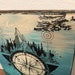 Compass Artwork Wood Art Mountain Nursery Rustic Wall Art in the Woods ...