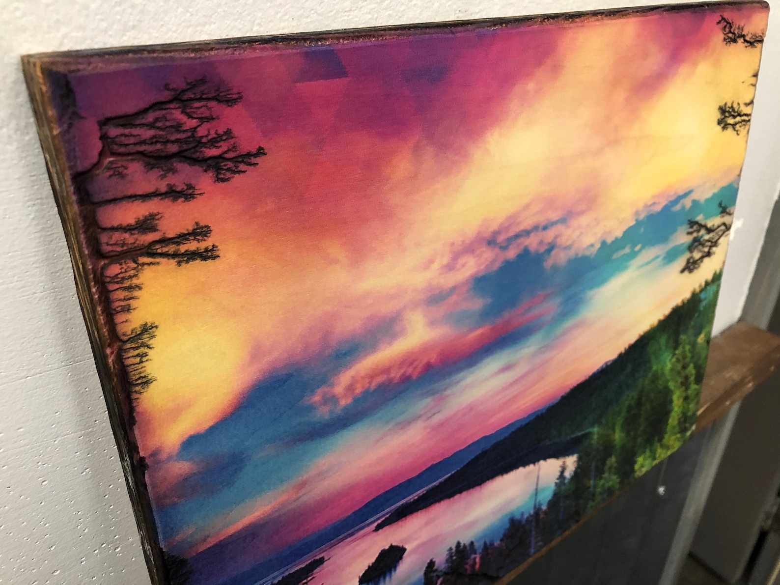 Rustic Wall Art Wood Photo Print Wood Art Decor Art Gift | Etsy