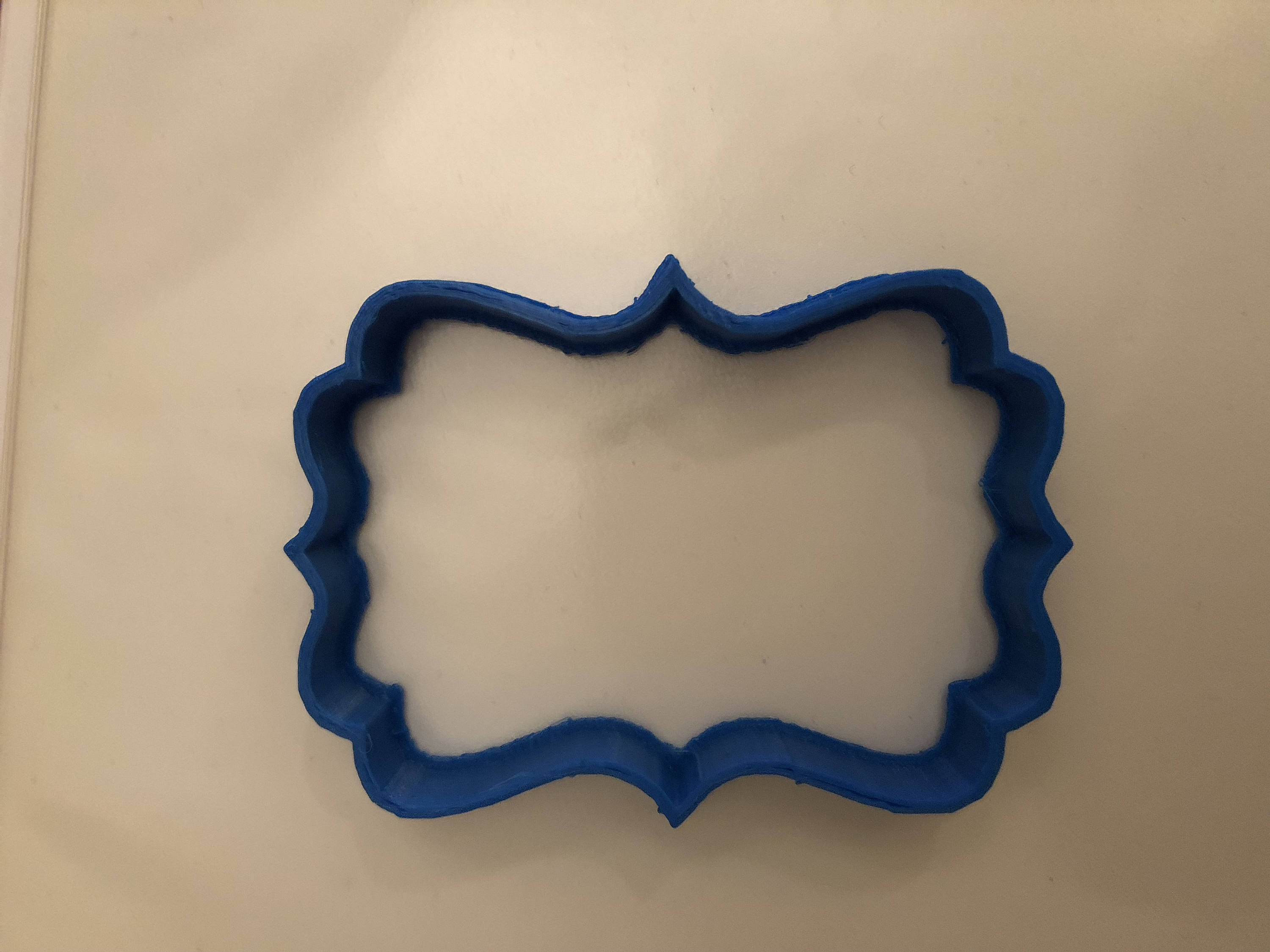 Plaque Cookie Cutter Fondant Cutter Clay Cutter Shape | Etsy