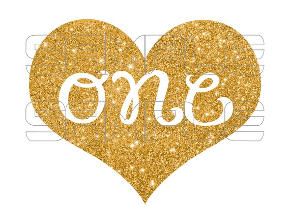 Gold Glitter One Iron On Transfer Gold Glitter 1 iron on | Etsy