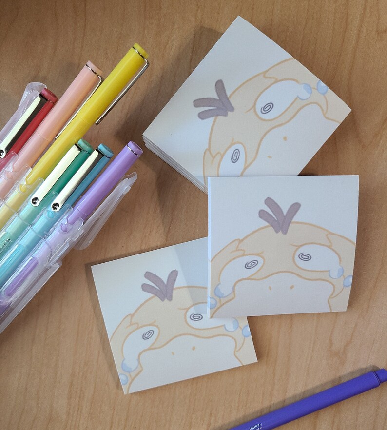 Sad Psyduck Post-it Notes | Etsy