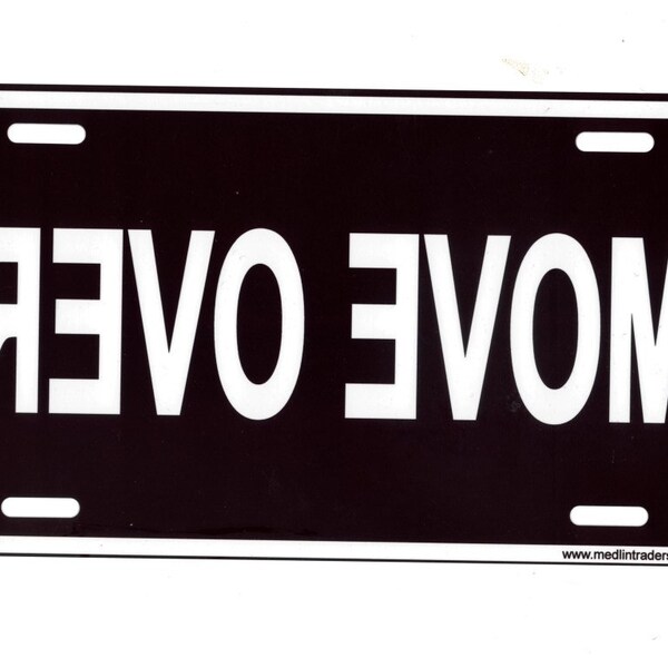 Move Over Front License Plate - Etsy