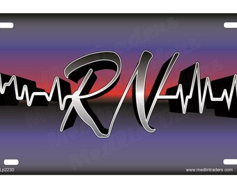 Nurse Front License Plate - Etsy