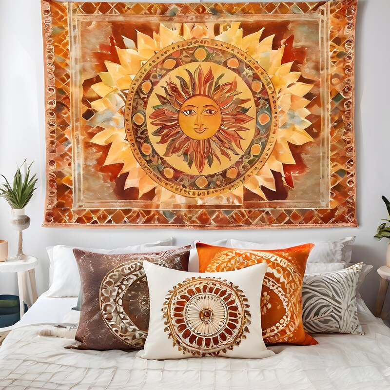 Sun and Moon Tapestry - Etsy