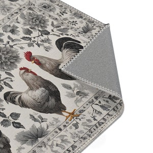 Chicken Kitchen Rugs Washable Farmhouse Style Set of 2 / 3 Avaiable ...