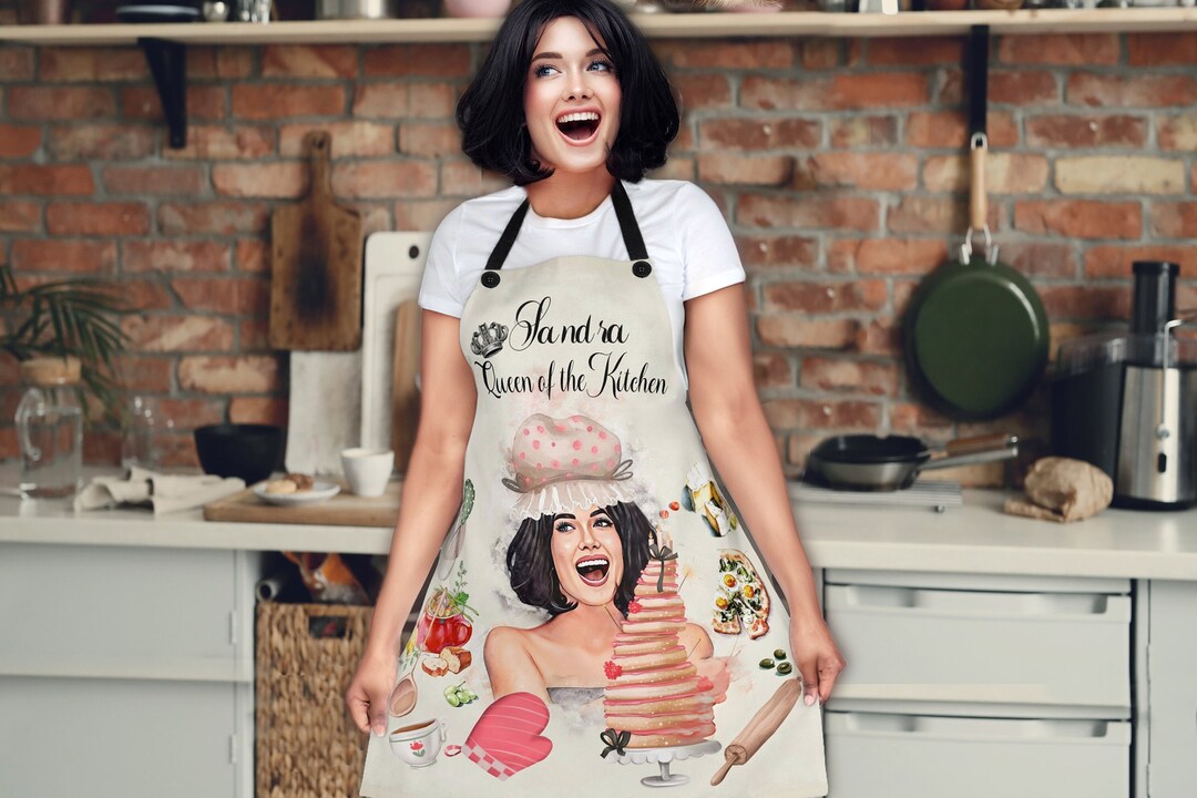 Funny Apron for Women and Man Birthday Gift for Her Custom Apron for ...