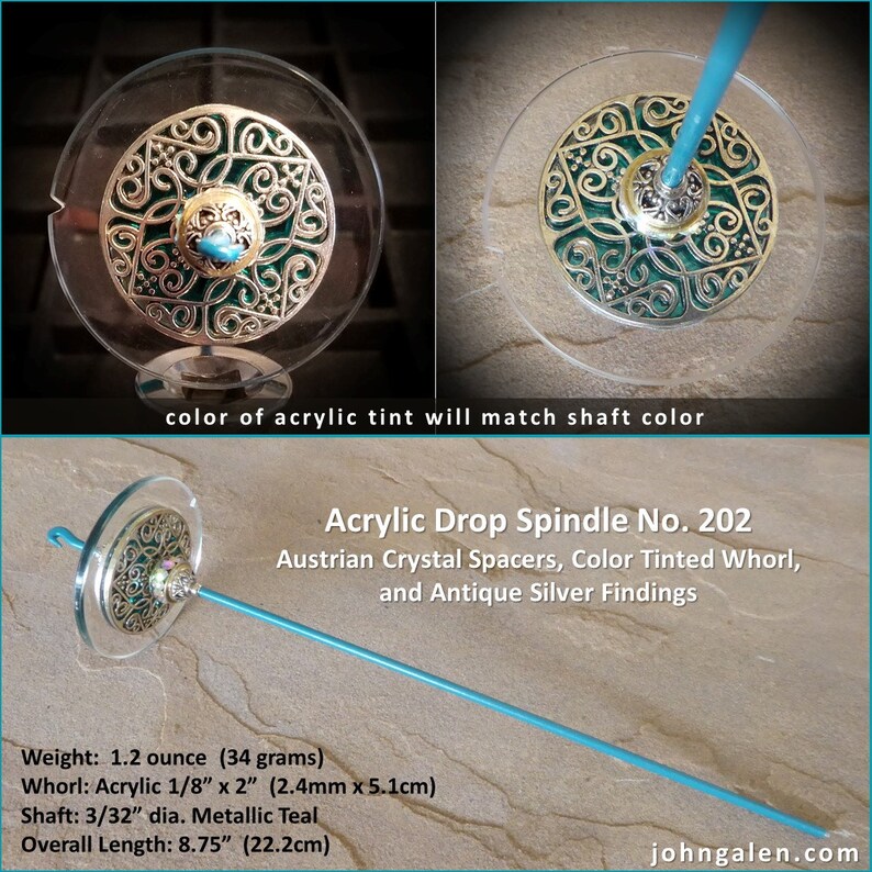 Acrylic Whorl Drop Spindle No.202 Choose From 10 Shaft - Etsy