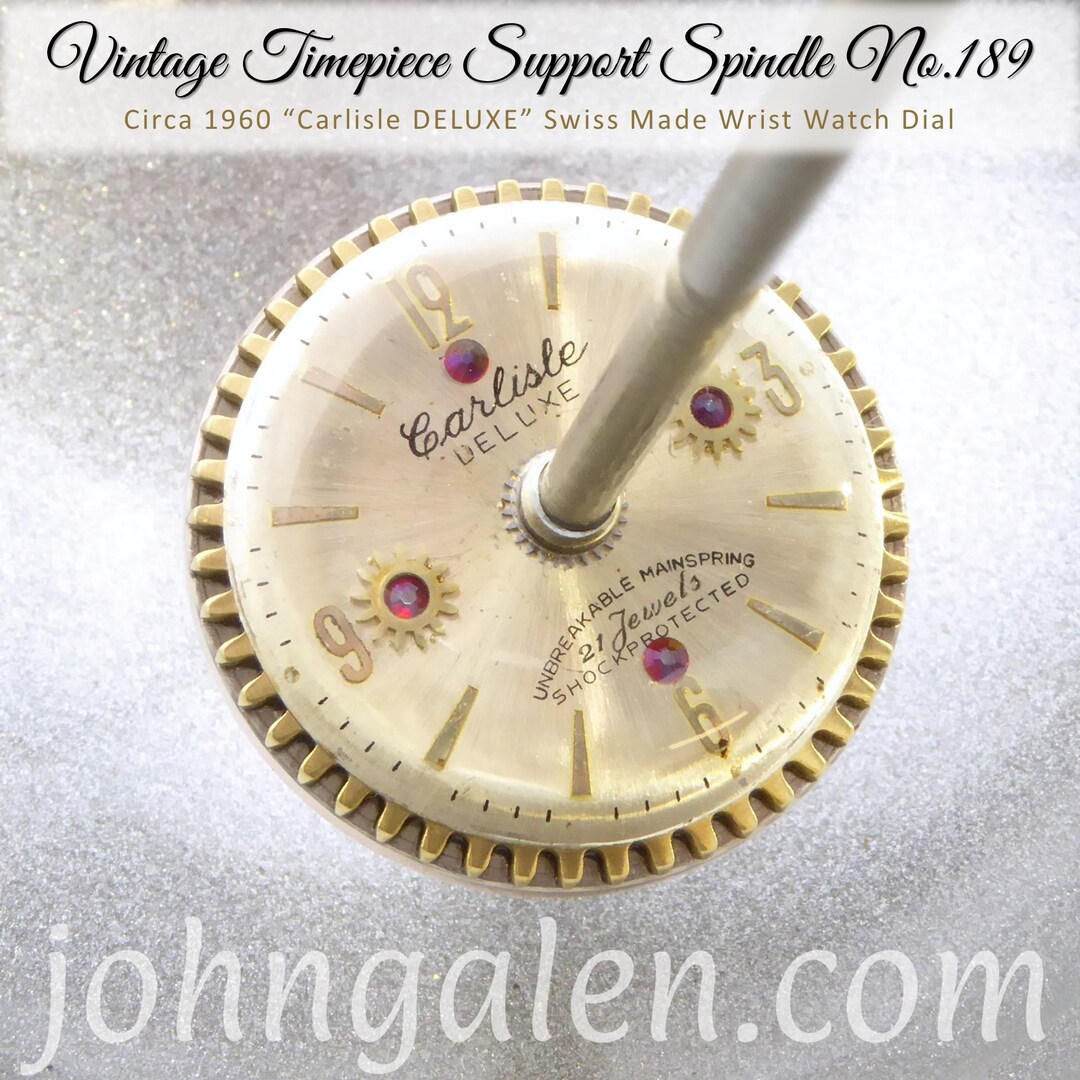 Vintage Timepiece Support Spindle No.189 - Tahkli Size & Style - Circa ...