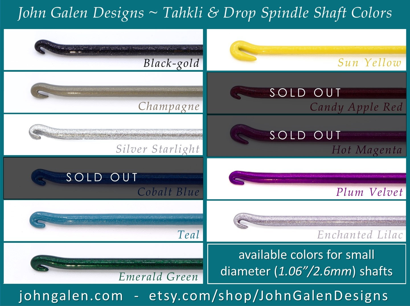 No.225 - Acrylic Whorl Drop Spindle - Crystals and more Crystals ...