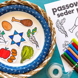 Passover Printable Bundle, Kids Activity Bundle, Passover Activity ...
