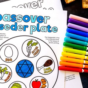 Passover Printable Bundle, Kids Activity Bundle, Passover Activity ...